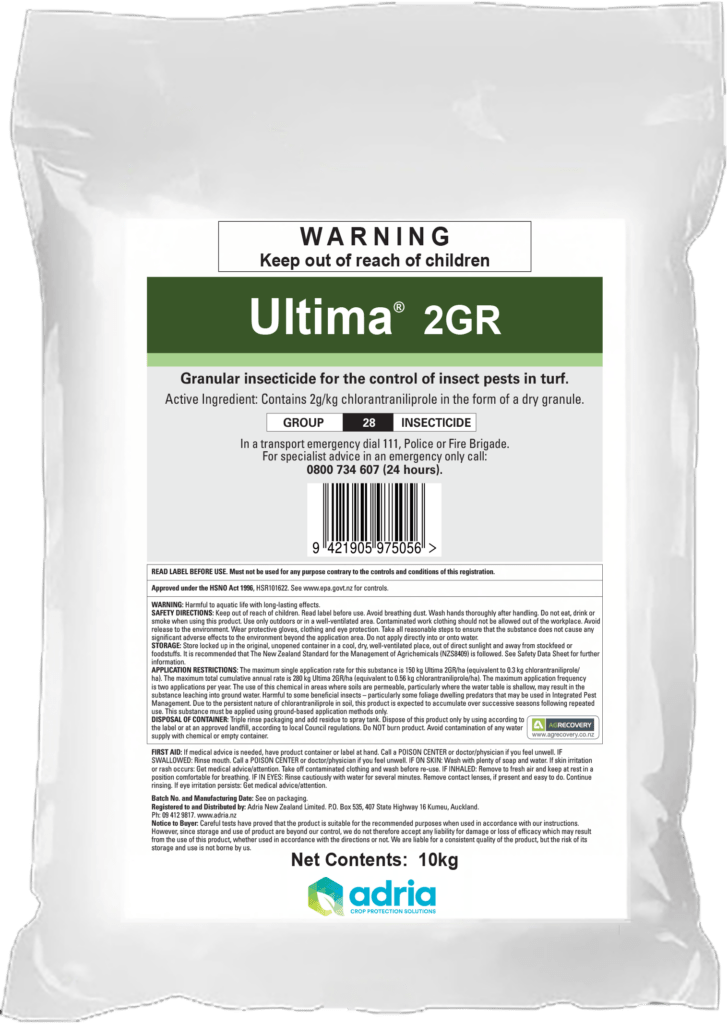 Ultima® 2GR | Adria | Crop Protection Solution NZ